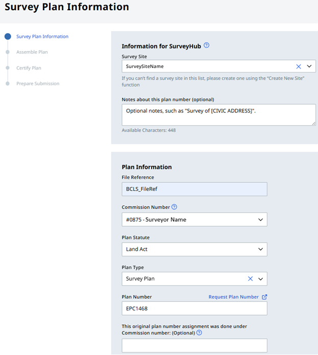 Submit a Plan for Filing in the Crown Land Registry | System Help