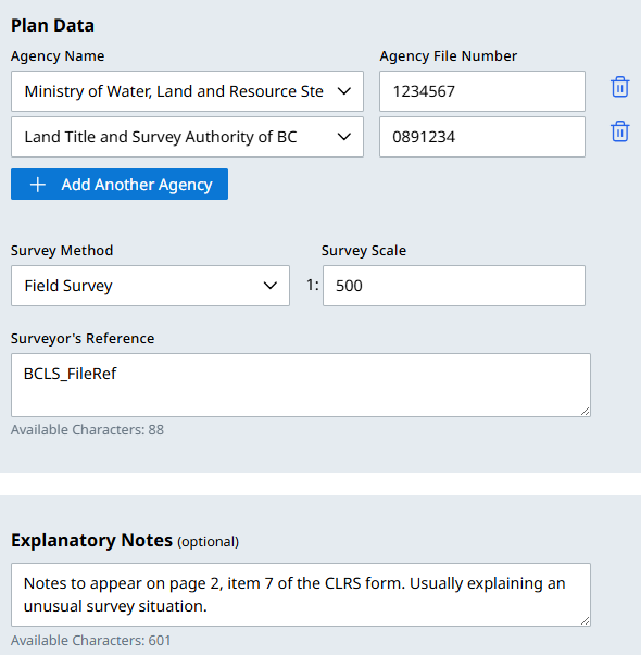 Submit a Plan for Filing in the Crown Land Registry | System Help